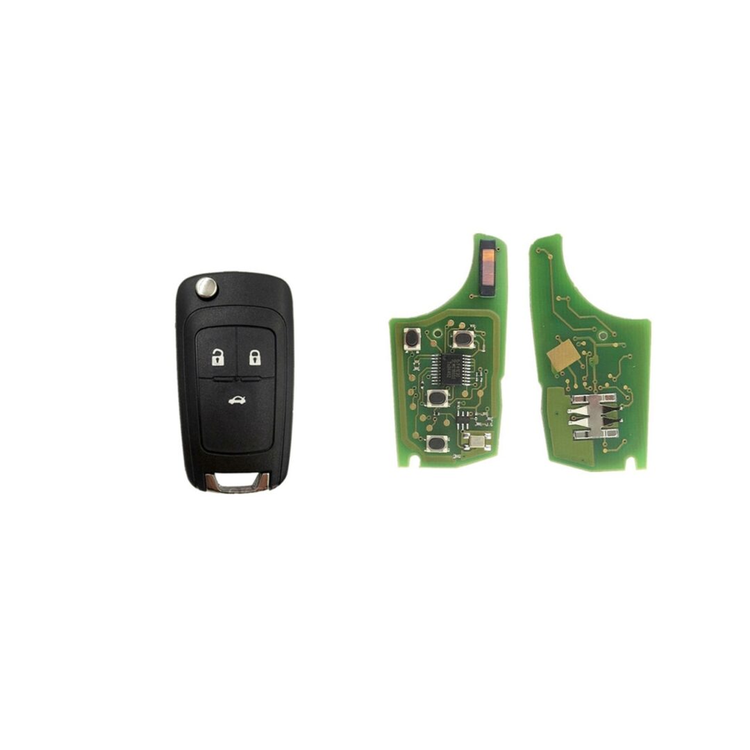LLAVE COMPLETA CRUZE ORLANDO SONIC TRACKER 433/315 MHZ - Autosans Motors